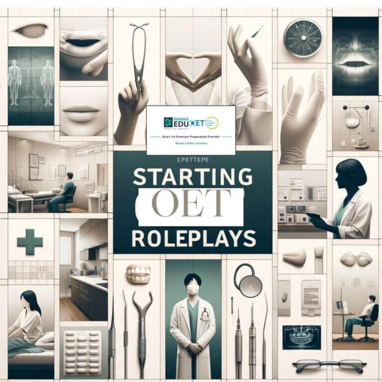 How to Start a Role Play in Healthcare Communication: A Guide for OET ...